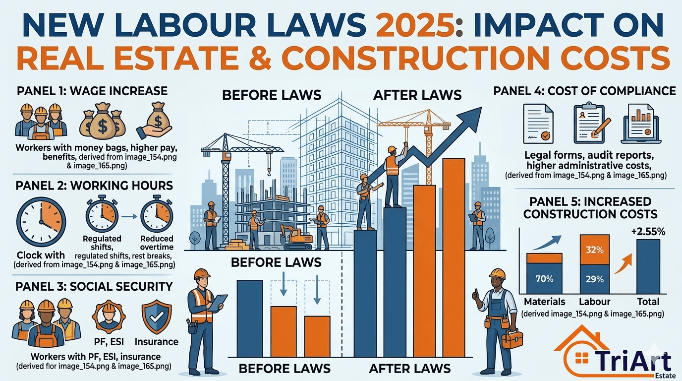 New Labour Laws 2025: Impact on Real Estate & Construction Costs ...